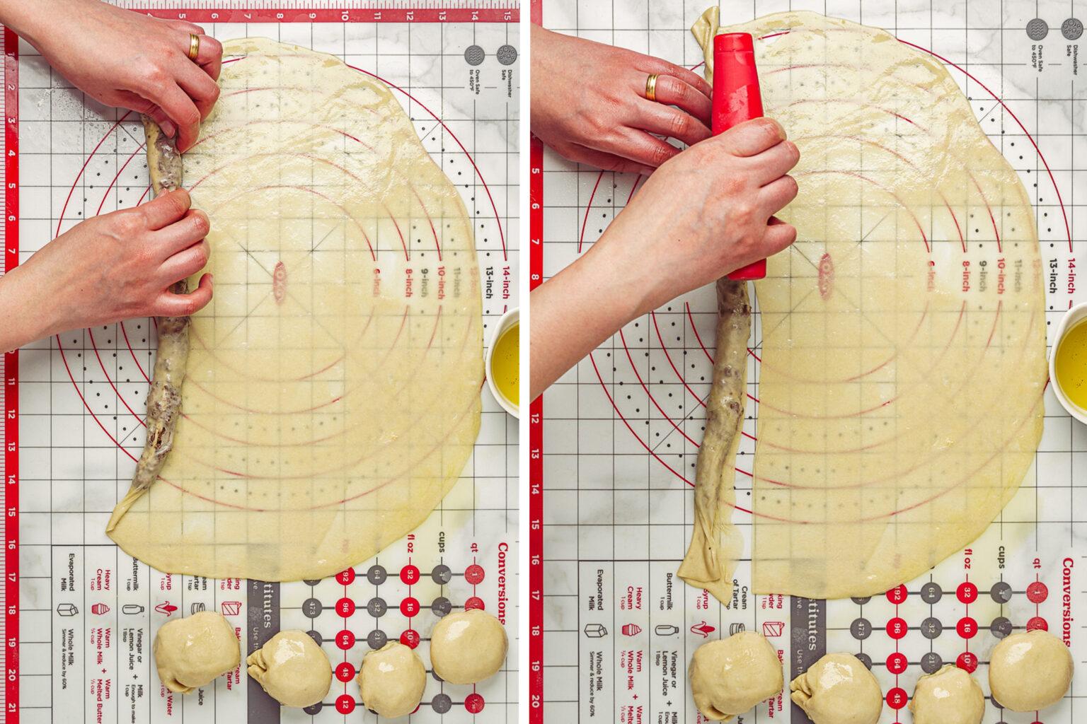 Sfiha Yafawia (Palestinian meat Pie) - Sarah's Plate