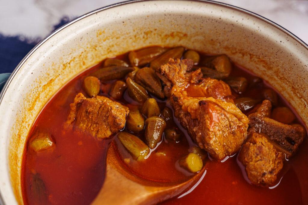 Bamia Stew ( Authentic Iraqi Okra Stew ) - Sarah's Plate