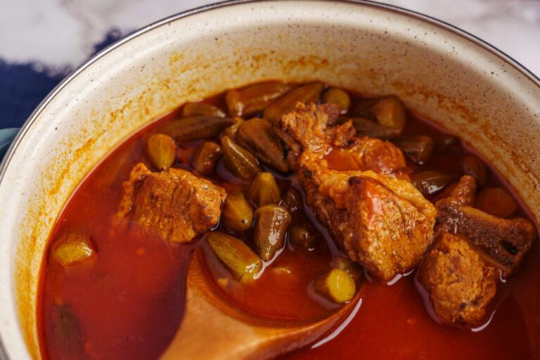Bamia Stew ( Authentic Iraqi Okra Stew ) - Sarah's Plate