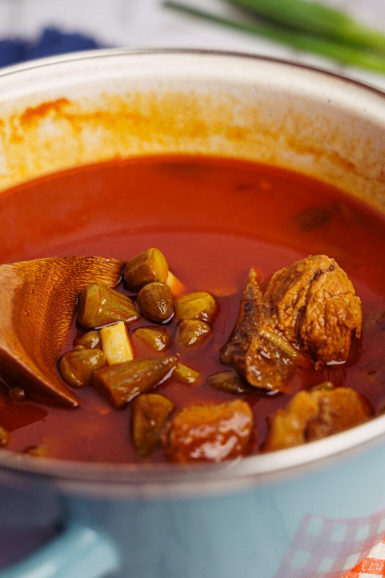 Bamia Stew ( Authentic Iraqi Okra Stew ) - Sarah's Plate