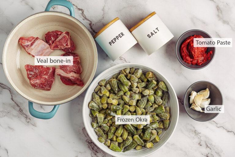 Bamia Stew ( Authentic Iraqi Okra Stew ) - Sarah's Plate